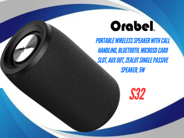 Orabel bluetooth Speaker with Call Handling , S32 – ORABEL SINGAPORE
